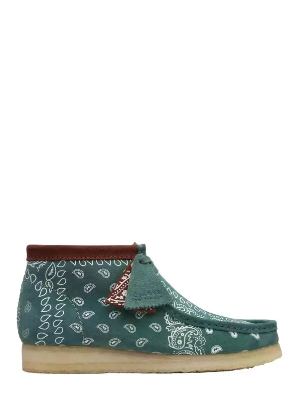 Clarks Wallabee Bandana-print Desert Boots - Green