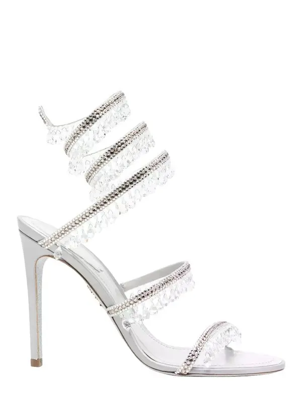 Rene Caovilla 105mm Chandelier Sandals - Grey