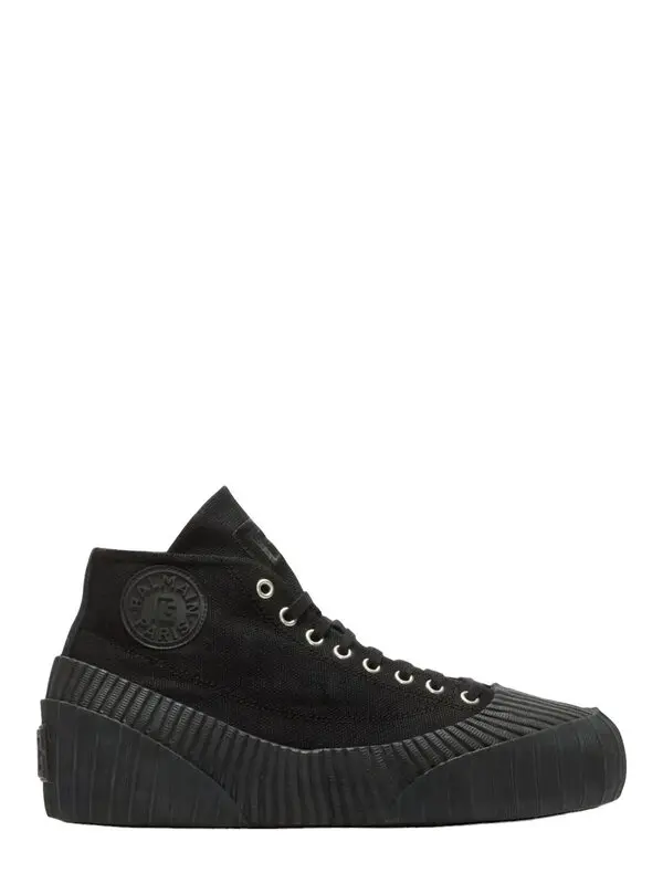 Balmain Riff Low Top Sneakers - Black