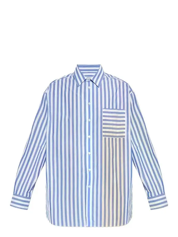 JW Anderson Striped Button-up Shirt - White