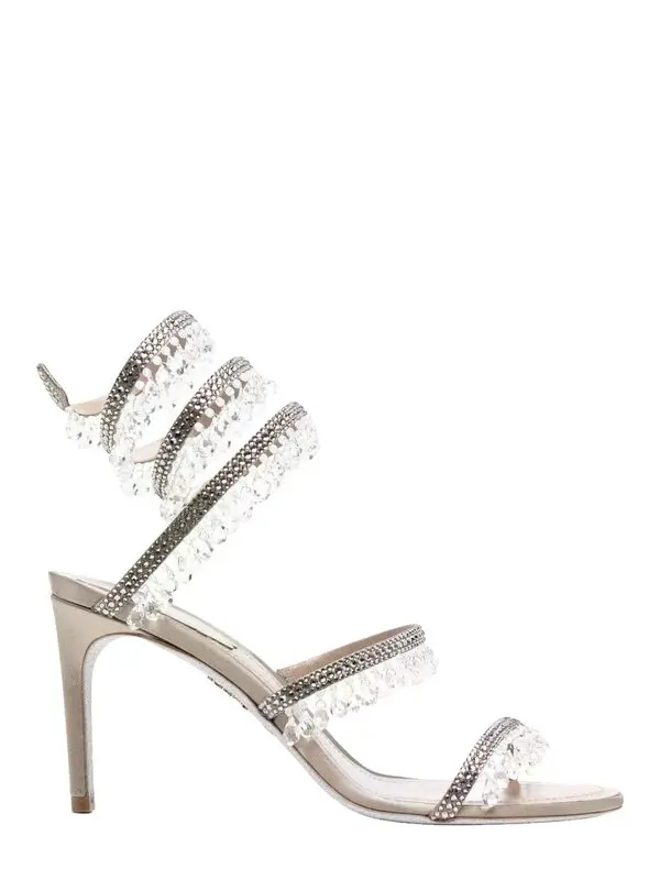 Rene Caovilla 90mm Chandelier Sandals - Grey