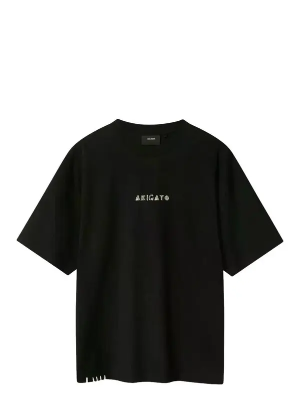 Axel Arigato Threaded Logot-shirt - Black