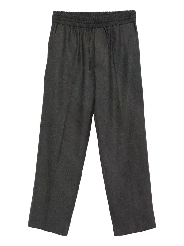 Drole De Monsieur Drawstring-waist Trousers - Grey