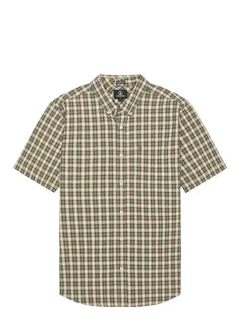 Volcom Morphew Shirt In Olive - Light Olive