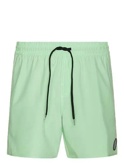 Volcom Lido Solid Swim Trunks - Jade Cream