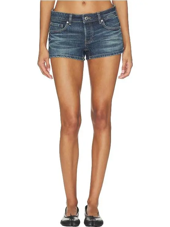 EB DENIM Portman Low Rise Denim Shorts - Suntory