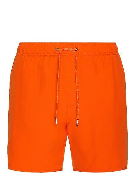 FAIR HARBOR Anchor Swim Shorts - Neon Orange