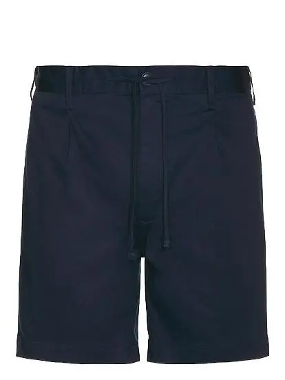 Onia Garment Dye Cotton Drawstring Shorts - Deep Navy