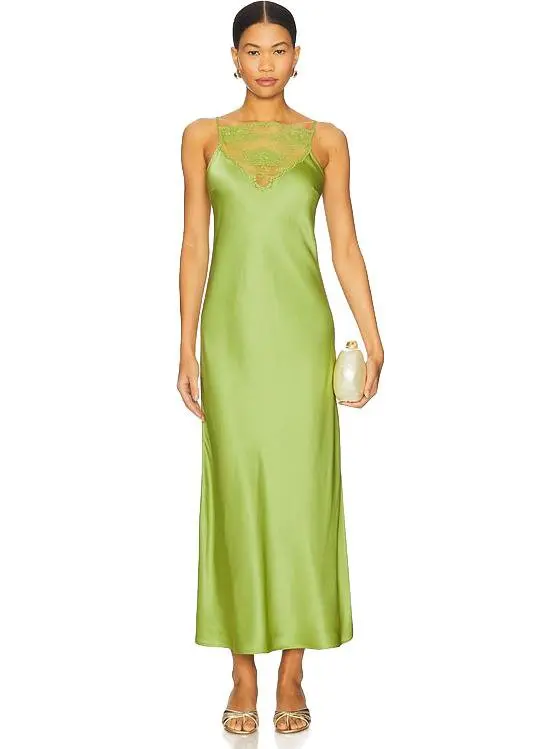 BY MALENE BIRGER Libbie Midi Dress - Grasshopper