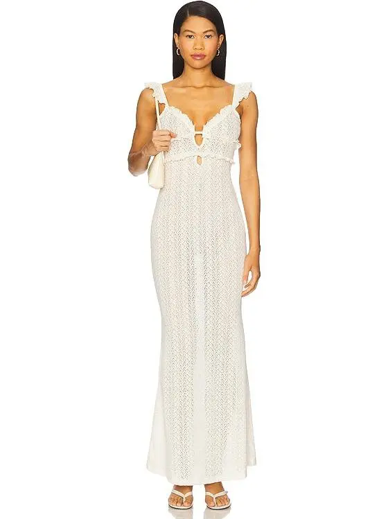 MORE TO COME Macie Maxi Dress - Cream