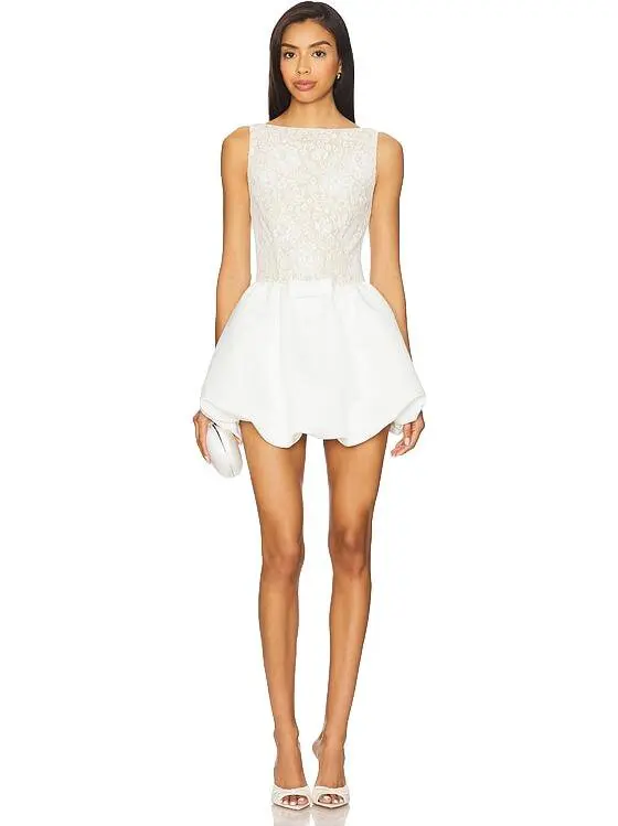 LOVERS AND FRIENDS Serena Mini Dress - White