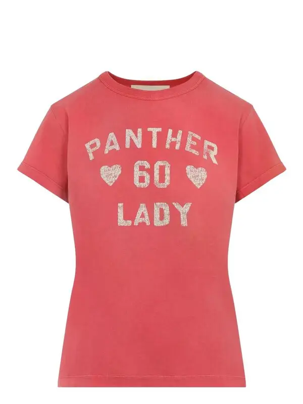 Valentino Garavani Panther Lady-print T-shirt - Red