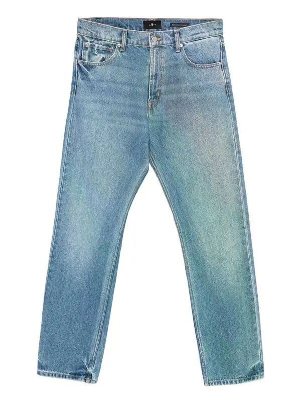7 For All Mankind Straight-leg Jeans - Blue