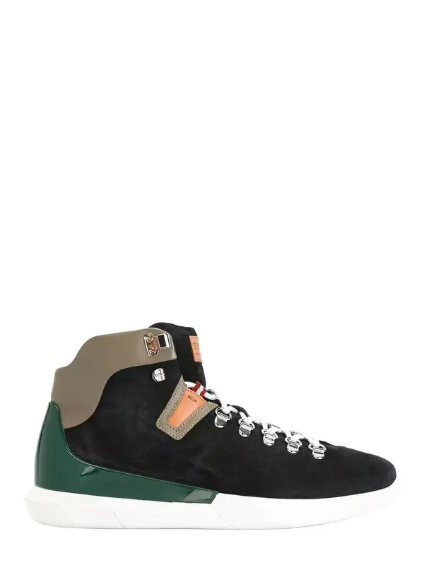 Bally Suede High-top Sneakers - Blue