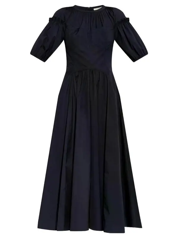 Ulla Johnson Puff-sleeve Midi Dress - Blue