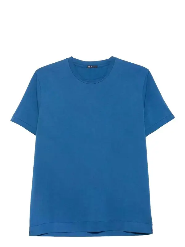 FINAMORE 1925 Cotton T-shirt - Blue