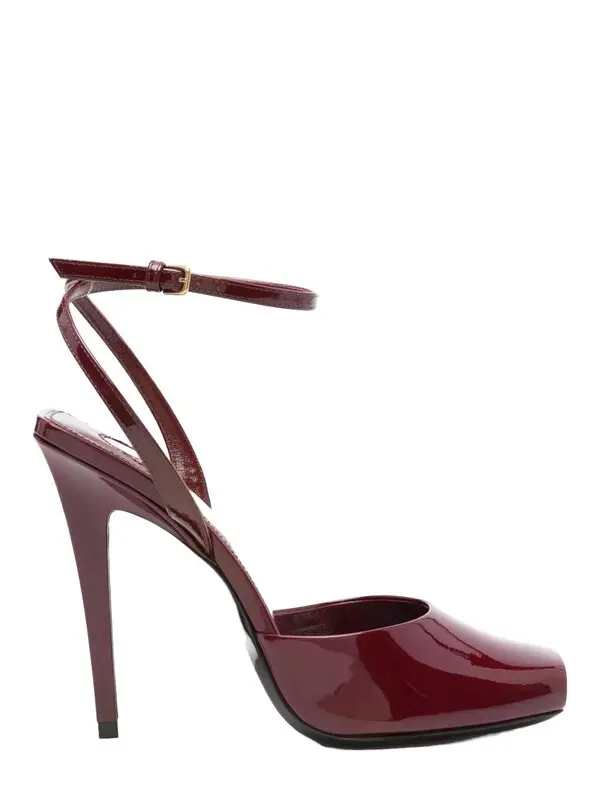 Saint Laurent La Scandale 110mm Pumps - Red