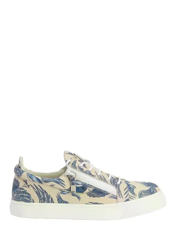 GIUSEPPE ZANOTTI Frankie Double-zip Low-top Sneakers - Neutrals