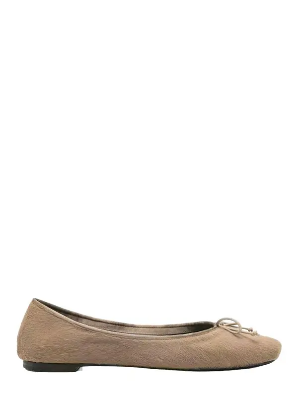 Khaite Charlotte Ballet Flats - Brown