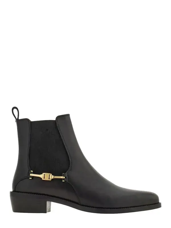 FERRAGAMO Embellished Chelsea Boots - Black