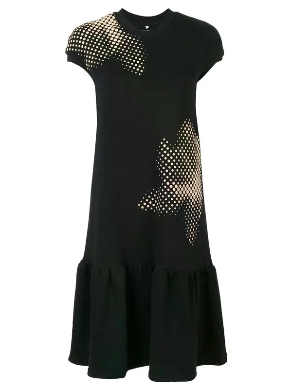 IOANA CIOLACU T-shirt Drop Waist Dress - Black