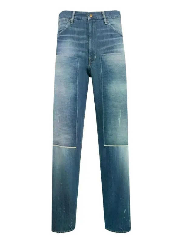 Visvim Distressed-effect Jeans - Blue