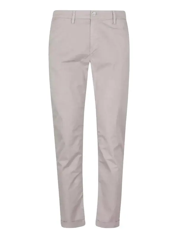 RE-HASH Logo-patch Trousers - Grey