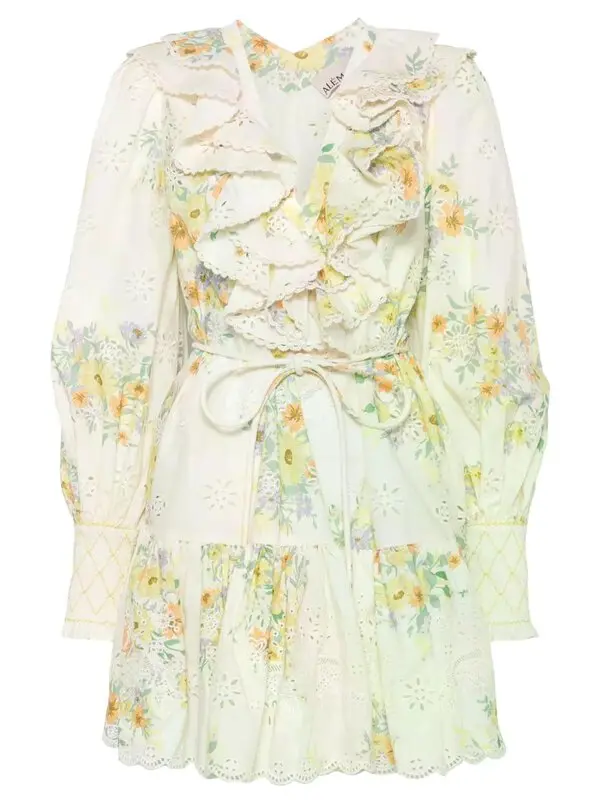 ALEMAIS Mini Dress - Neutrals