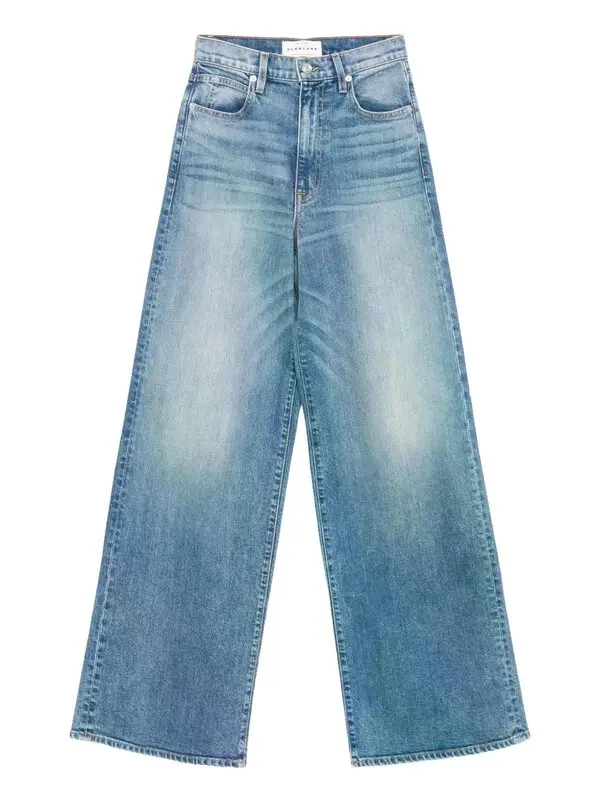 SLVRLAKE Eva Wide Leg Jeans - Blue
