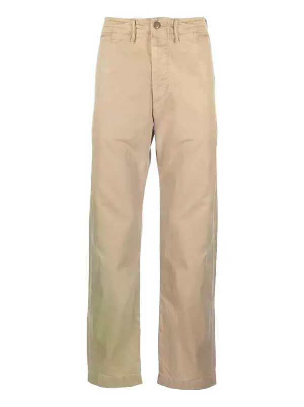 Ralph Lauren Twill Straight-leg Trousers - Neutrals