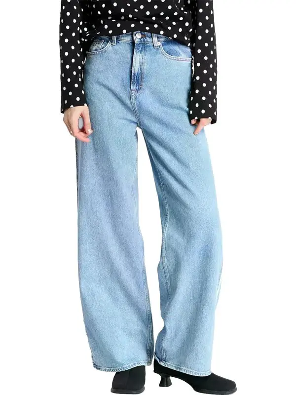 Tommy Hilfiger Claire High-rise Wide-leg Jeans - Blue