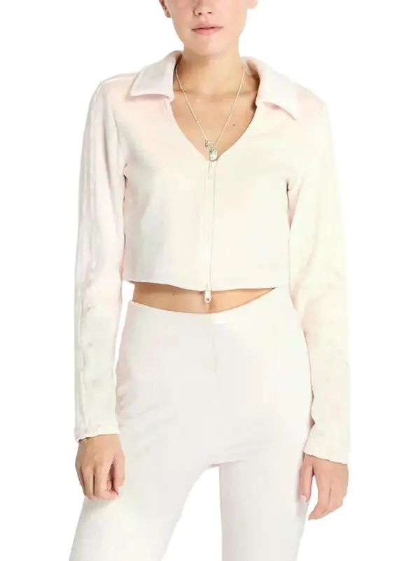 Adidas Zip-up Sweatshirt - Neutrals