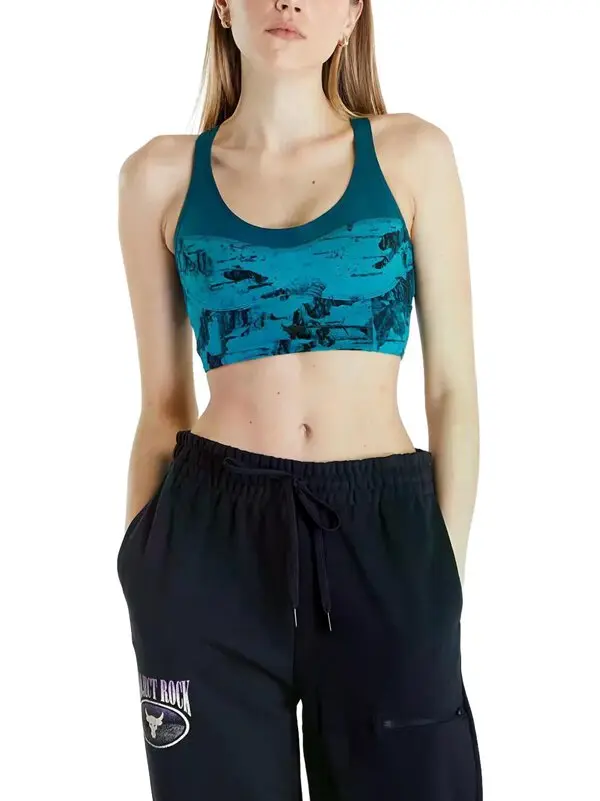 Under Armour Project Rock Infinity Bra - Green