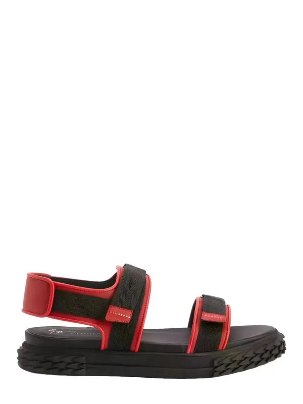 GIUSEPPE ZANOTTI Blabber Touch-strap Sandals - Red