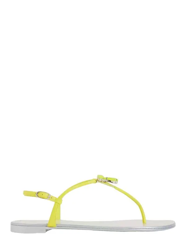 GIUSEPPE ZANOTTI Sybella T-bar Sandals - Green