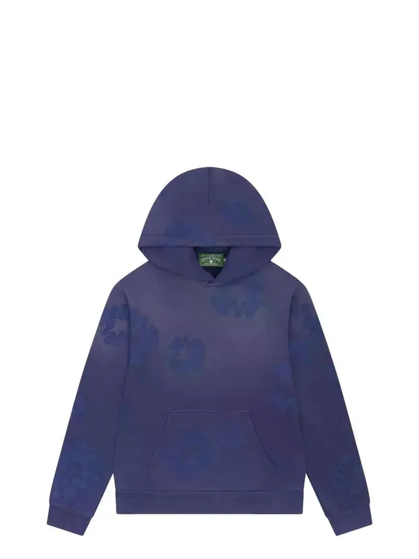 DENIM TEARS Mono Cotton Wreath Hoodie - Blue