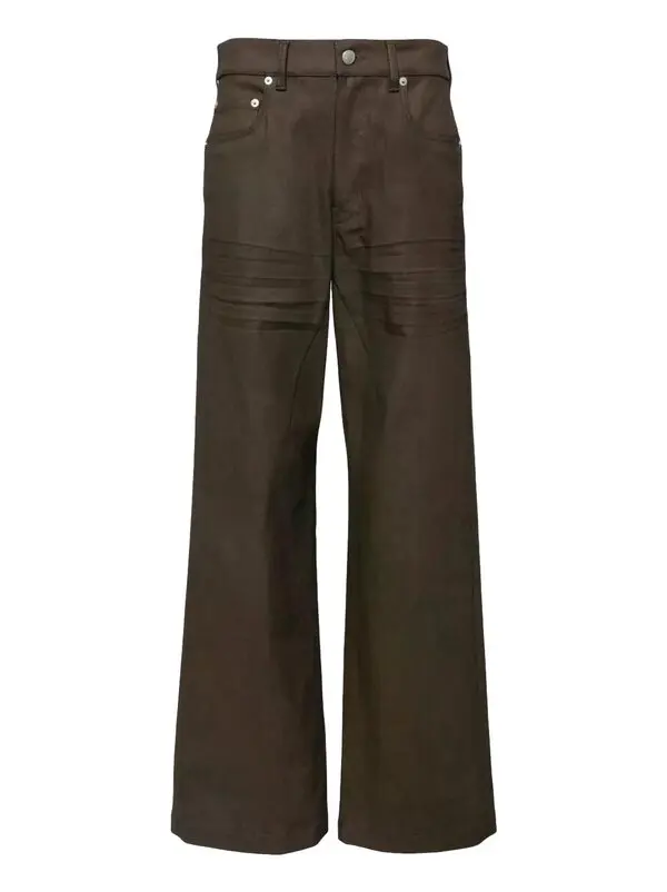 Rick Owens Geth Wide Leg Jeans - Brown