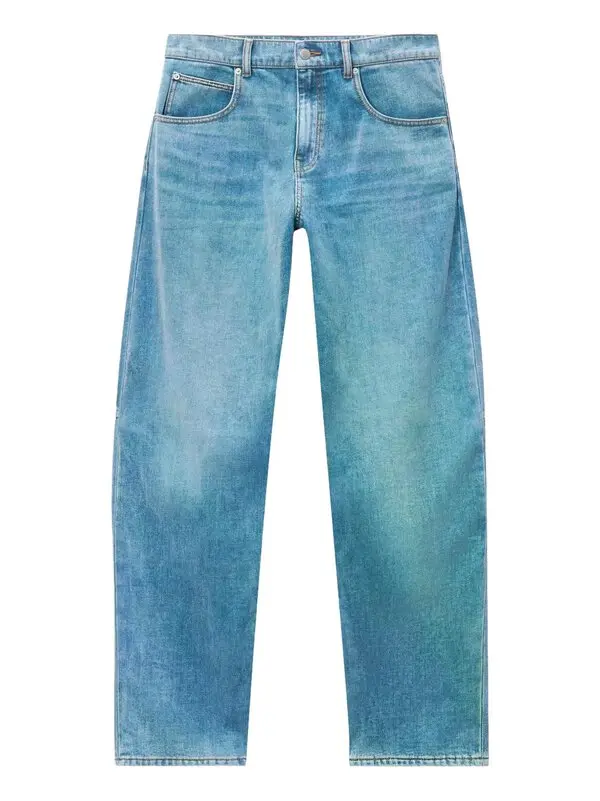 Alexander Wang Low-rise Wide-leg Jeans - Blue