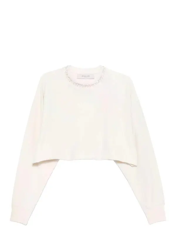 GOLDEN GOOSE Cropped Sweater - Neutrals
