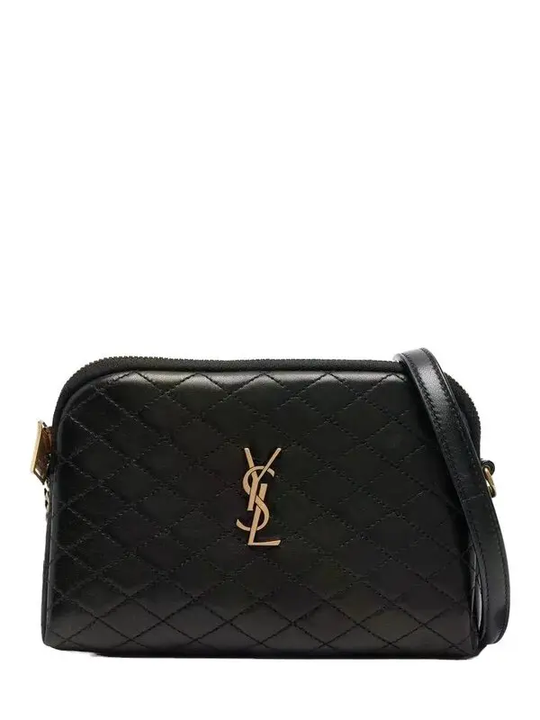 Saint Laurent Gaby Quilted Cross Body Bag - Black
