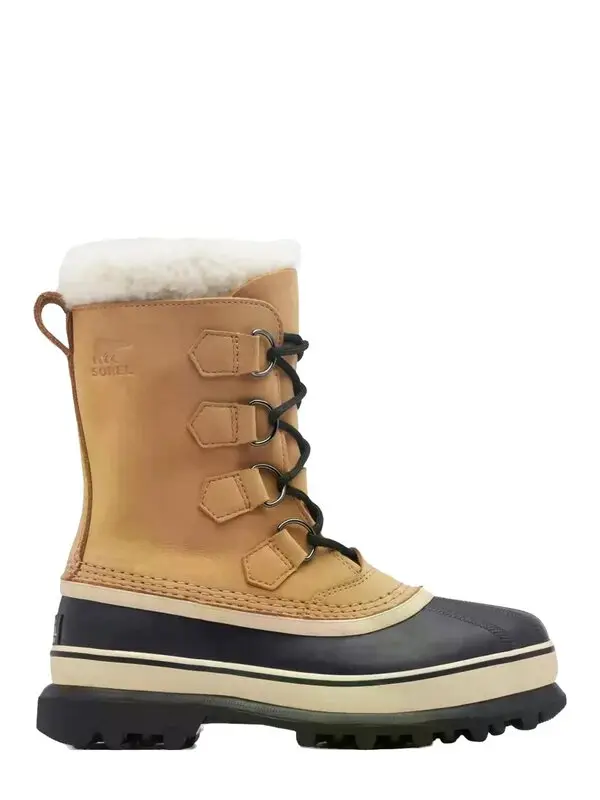 Sorel Caribou Leather Snow Boots - Neutrals
