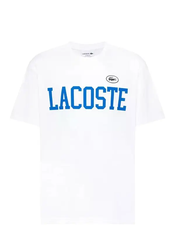 Lacoste Logo-print Cotton T-shirt - White