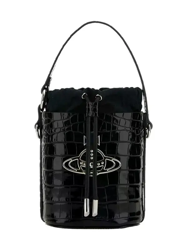 VIVIENNE WESTWOOD Daisy Bucket Bag - Black
