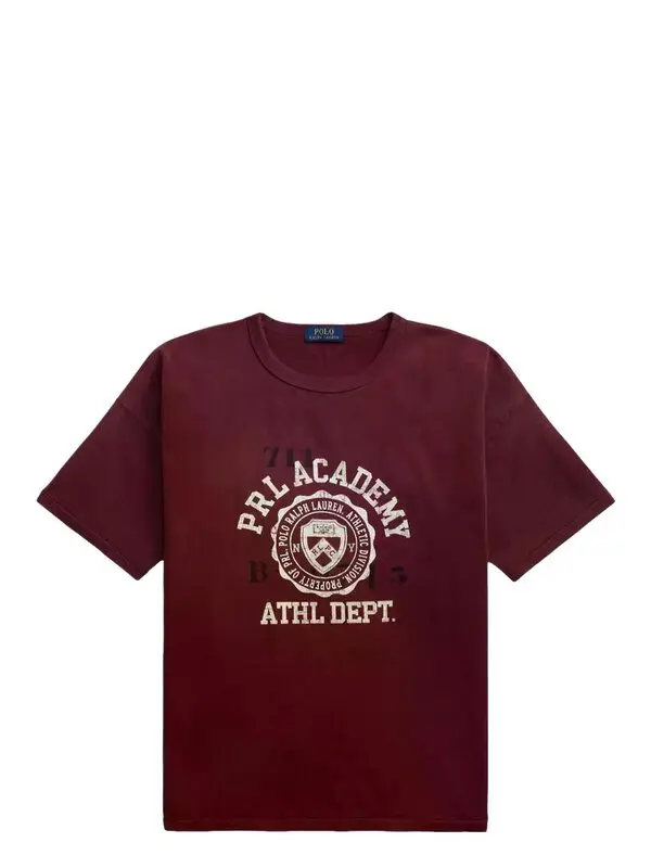 Polo Ralph Lauren Graphic-print Crew-neck T-shirt - Red
