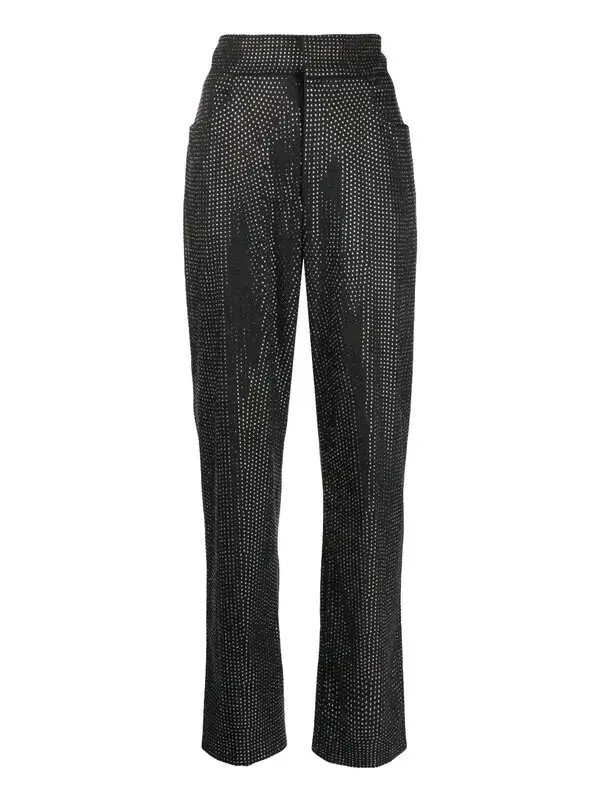 Giuseppe Di Morabito Crystal-embellished Trousers - Black