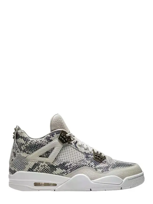 JORDAN Air 4 Retro Premium Sneakers - Grey
