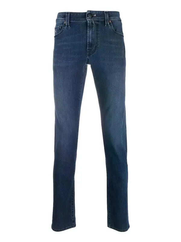 TRAMAROSSA Leonardo Mid-rise Straight-leg Jeans - Blue
