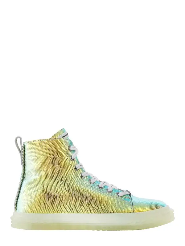 GIUSEPPE ZANOTTI Blabber High-top Sneakers - Silver