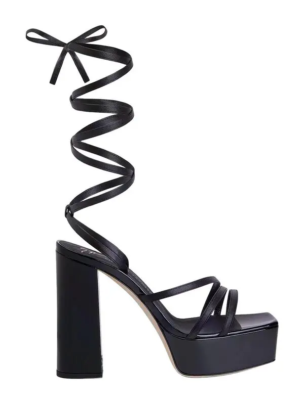 GIUSEPPE ZANOTTI Flavienne Platform Sandals - Black
