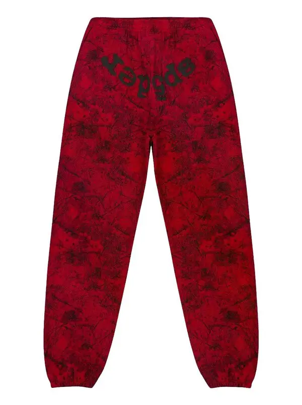 SP5DER Og Tree Track Pants - Red